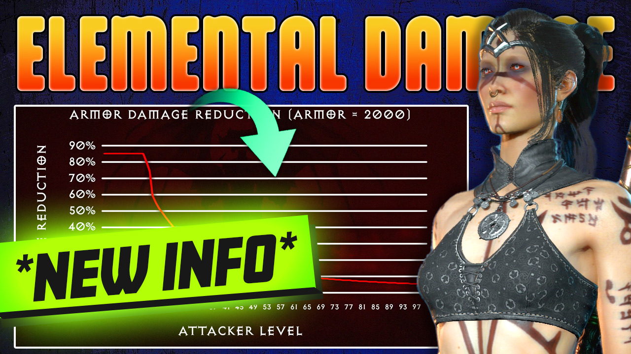 Diablo 4 Elemental Damage Resistance and Armor Correlation (Guide)